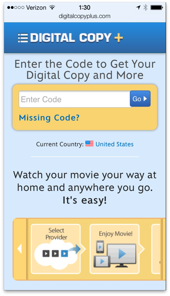 DISNEY DIGITAL COPY Cikes Daola DISNEY DIGITAL COPY Cikes Daola